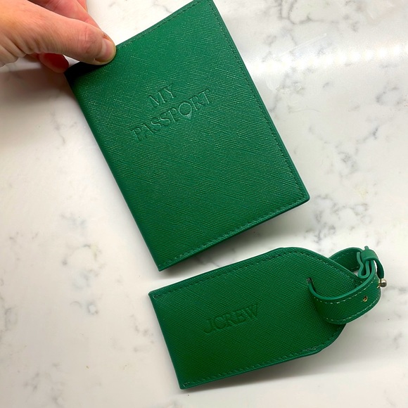 J. Crew | Accents | Brand New Passport And Bag Tag Duo | Poshmark